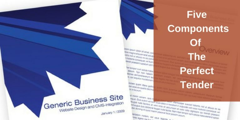 Five Components The Perfect Tender - Tsaks Consulting | Tender Writers ...